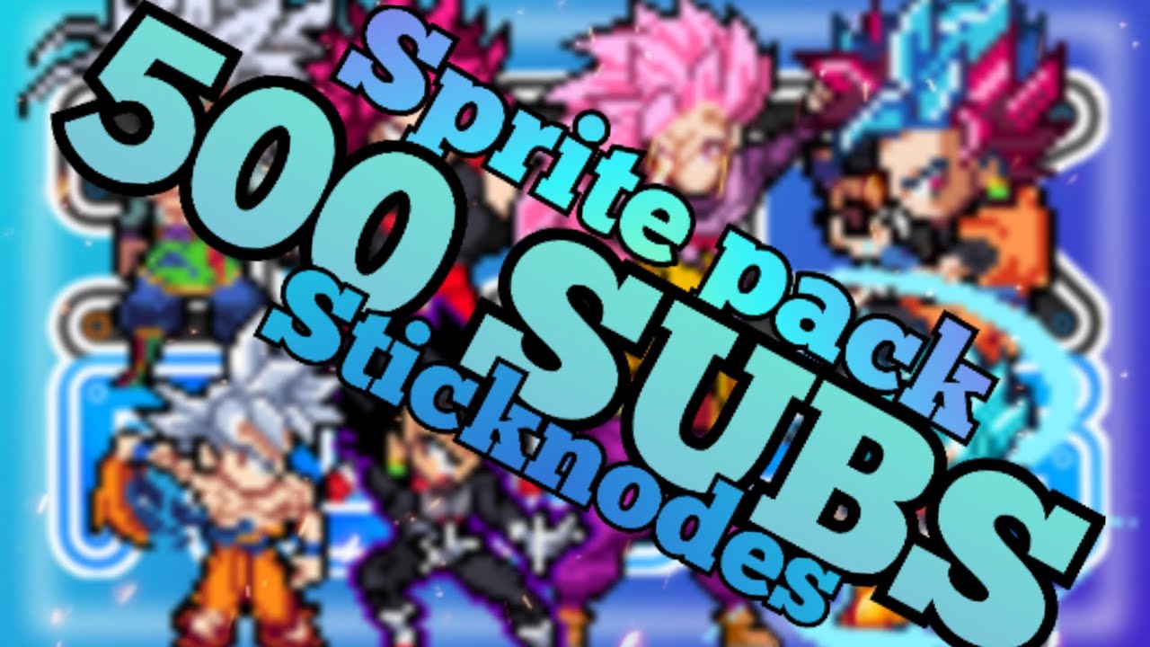Nca 500 Subs Sprite Pack Sticknodes Pro Sprite Animation Youtube