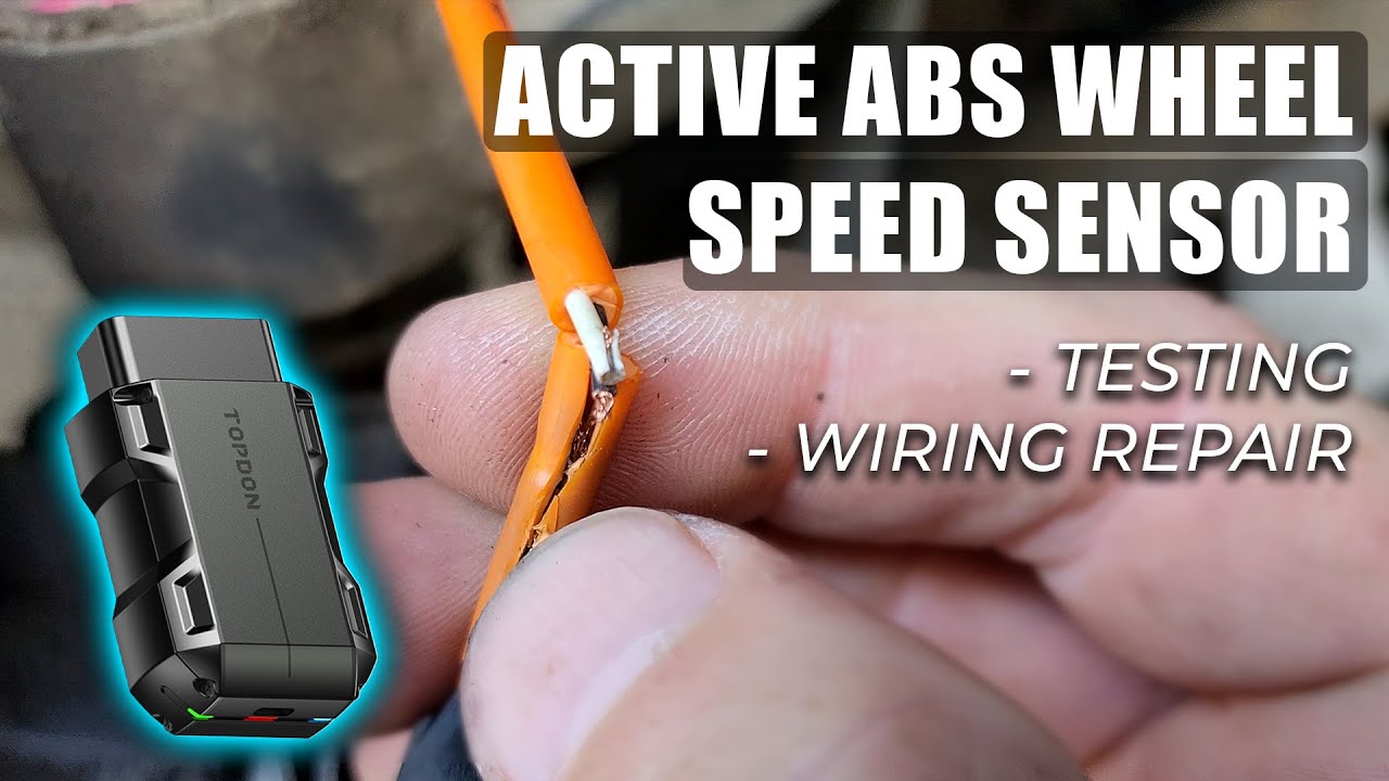 Active Abs Wheel Speed Sensor Testing And Wiring Repair 09 Silverado