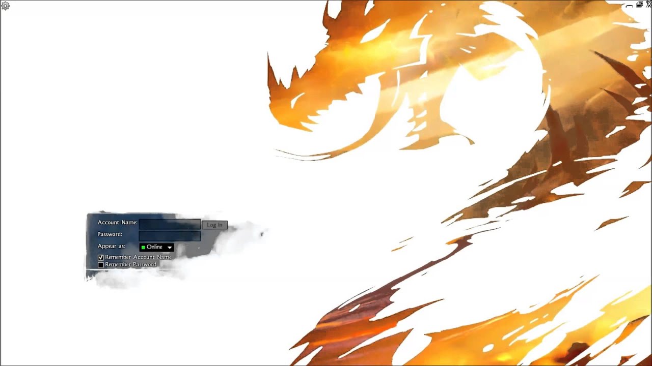 Guild Wars 2 Beta Login Screen Youtube