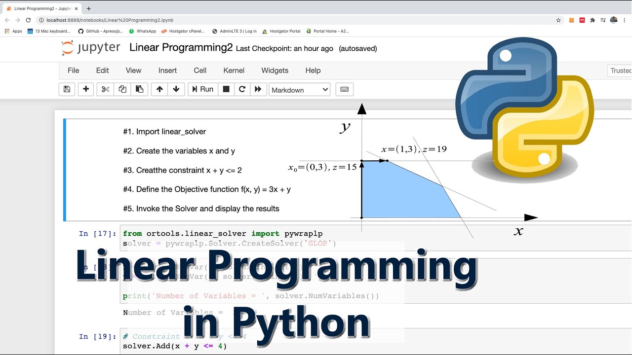 How To Perform Linear Programming In Python Using Solver Youtube