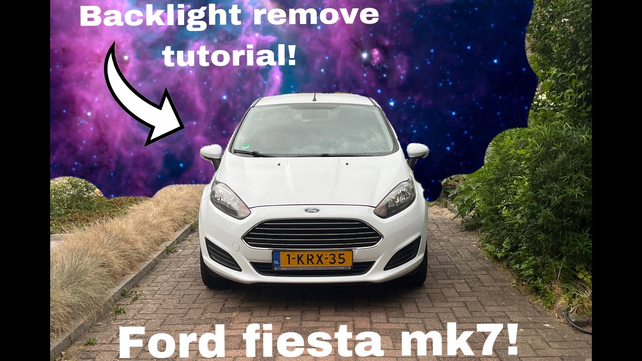 Tail Light Remove Ford Fiesta Tutorial Youtube