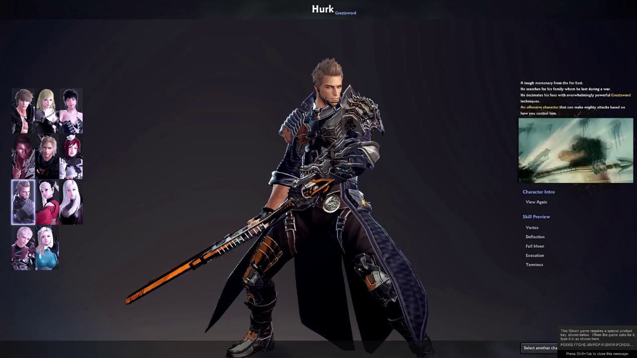 Vindictus Character Creation Intro May 2017 Youtube