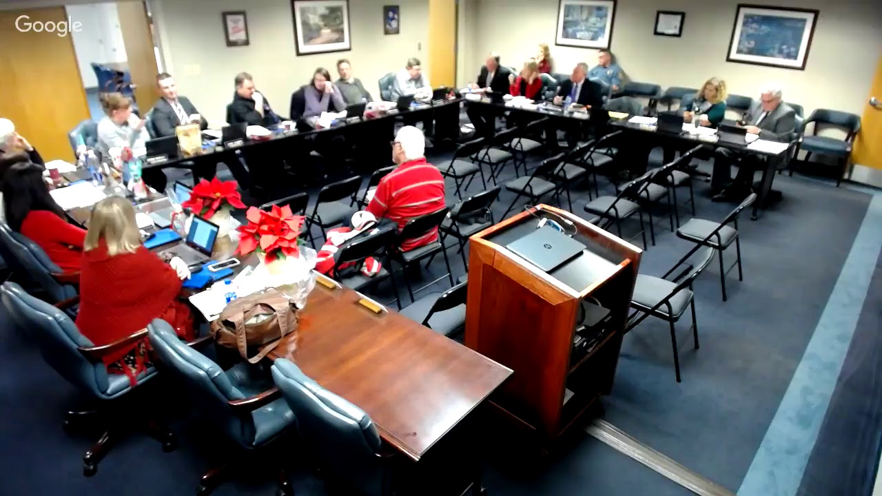 December Board Meeting Youtube