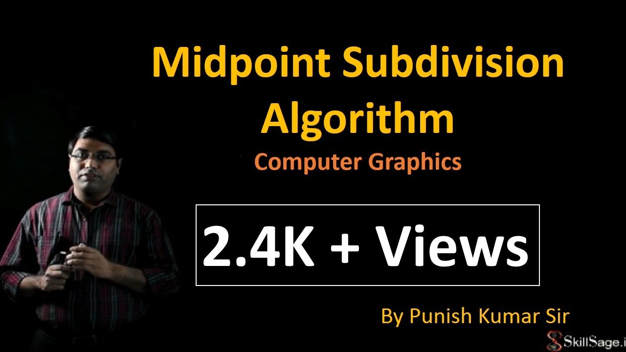 Midpoint Subdivision Algorithm Youtube