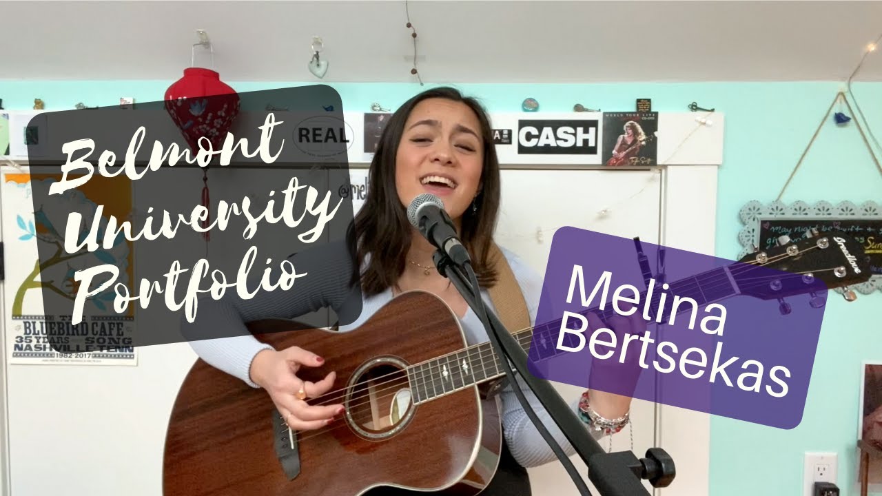 Accepted Application To Belmont University Songwriting Program Melina