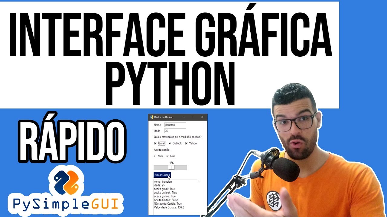 Pysimplegui Criando Uma Interface Gráfica Com Python Youtube