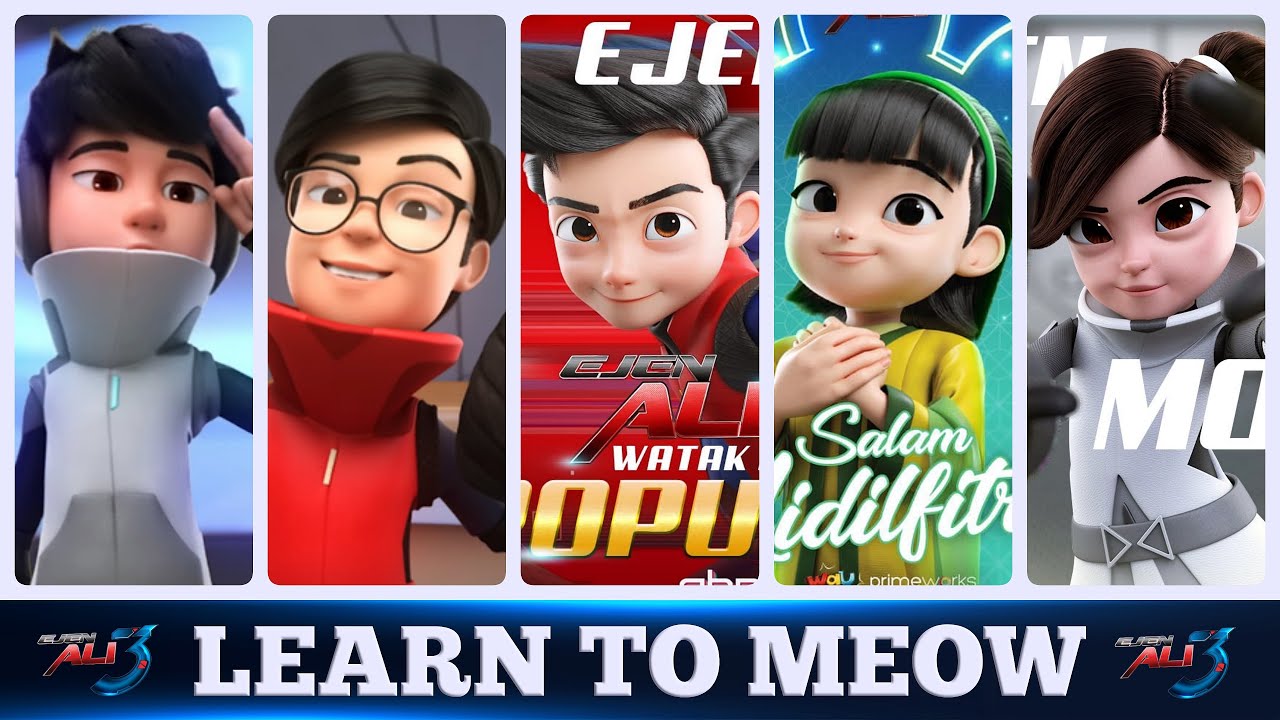 Meow Meow Versi Ejen Ali Season 3 Etc Youtube