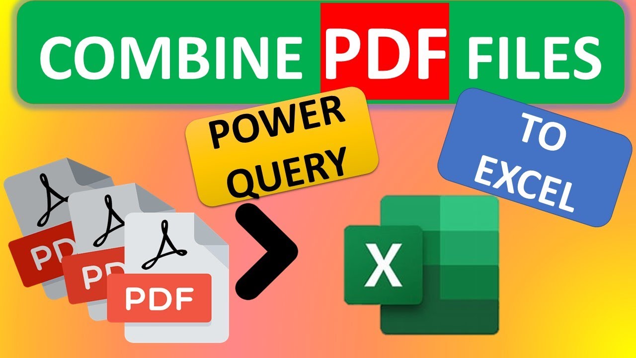 How To Import Multiple Pdf Files Into Excel Free Printable Download