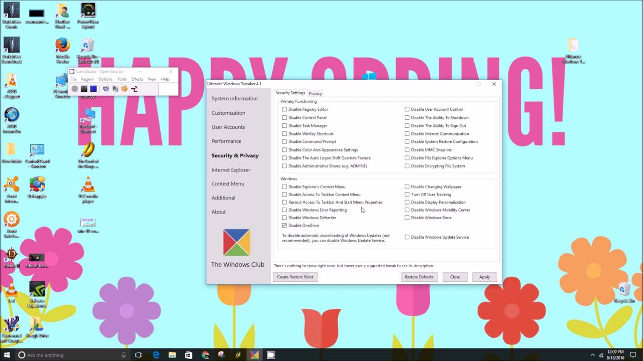 How To Use Ultimate Windows Tweaker 4 To Speed Up Windows 10 Youtube