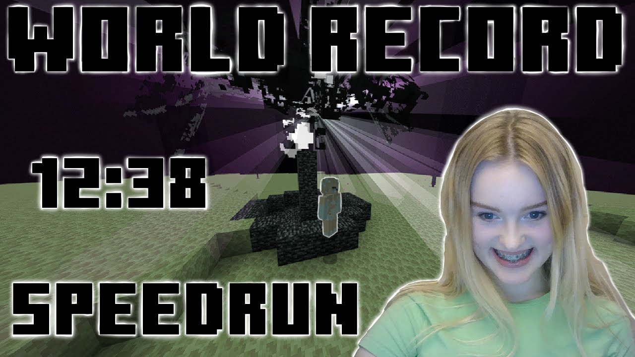 World Record Speedrun In Minecraft Youtube