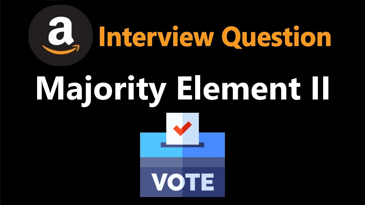 Majority Element Ii Leetcode 229 Python Youtube