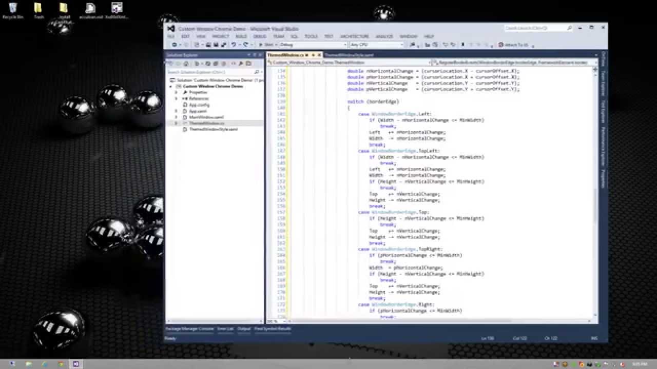 How To Build A Custom Wpf Window In C Youtube