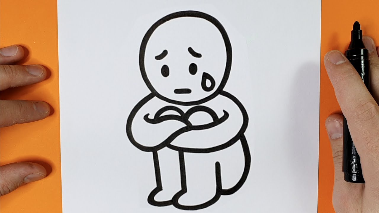 Cómo Dibujar Una Cara Llorando