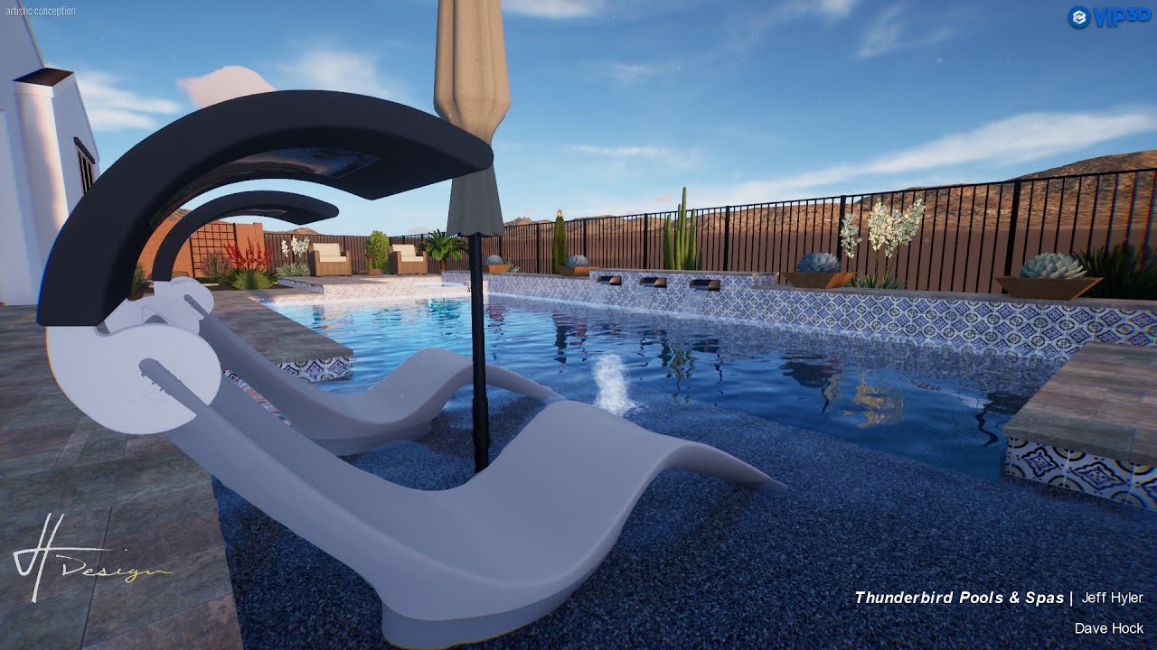 Hock Design Concept Revised Thunderbird Pools Spas Youtube