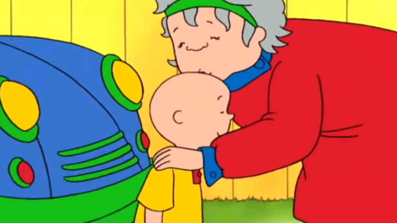 Caillou Visits Grandma Caillou Cartoon Youtube