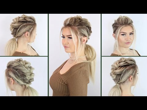 How To Do A Braided Viking Hairstyle Youtube