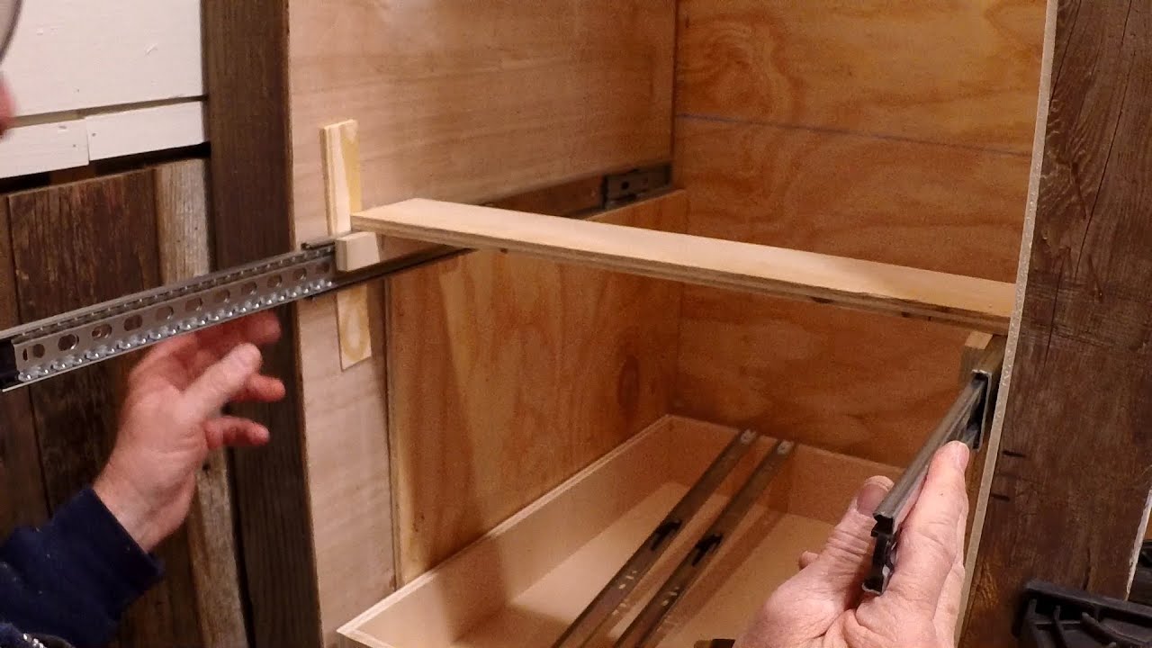 Drawer Slide Installation Fixing A Problem Youtube