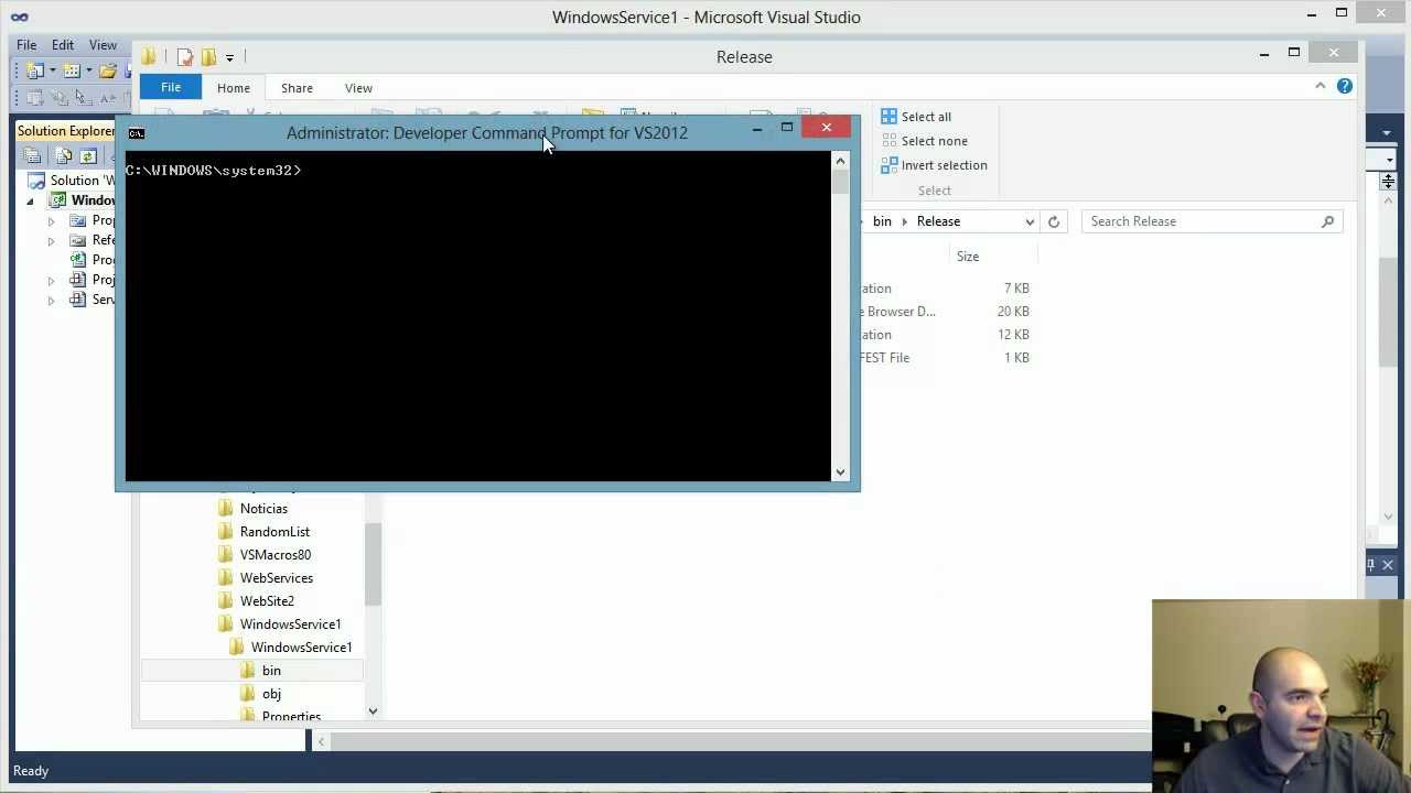 C How To Manually Install Uninstall Windows Services Part 2 3