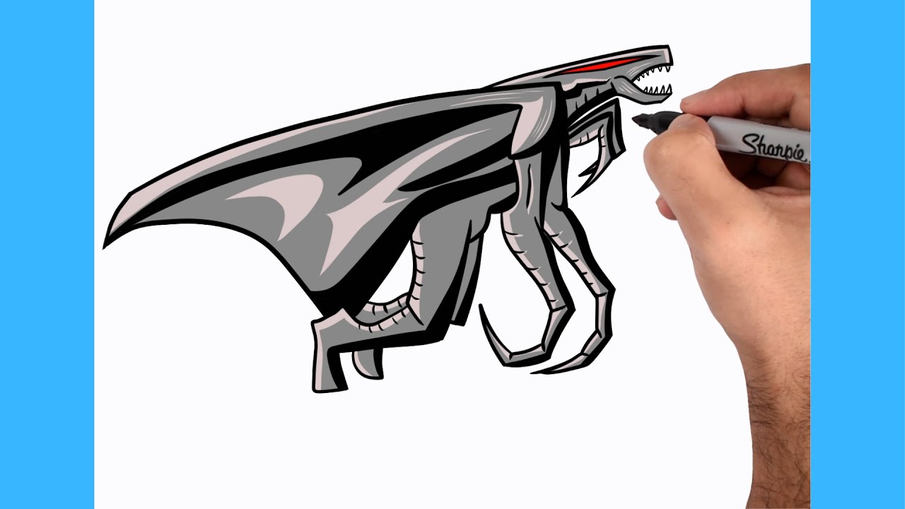 Como Desenhar Muto Godzilla Monstro Youtube