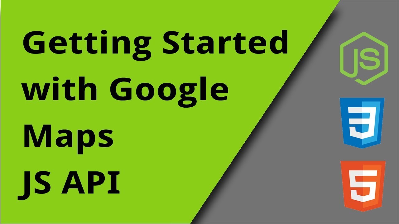 Setting Up Google Maps Javascript Api Youtube