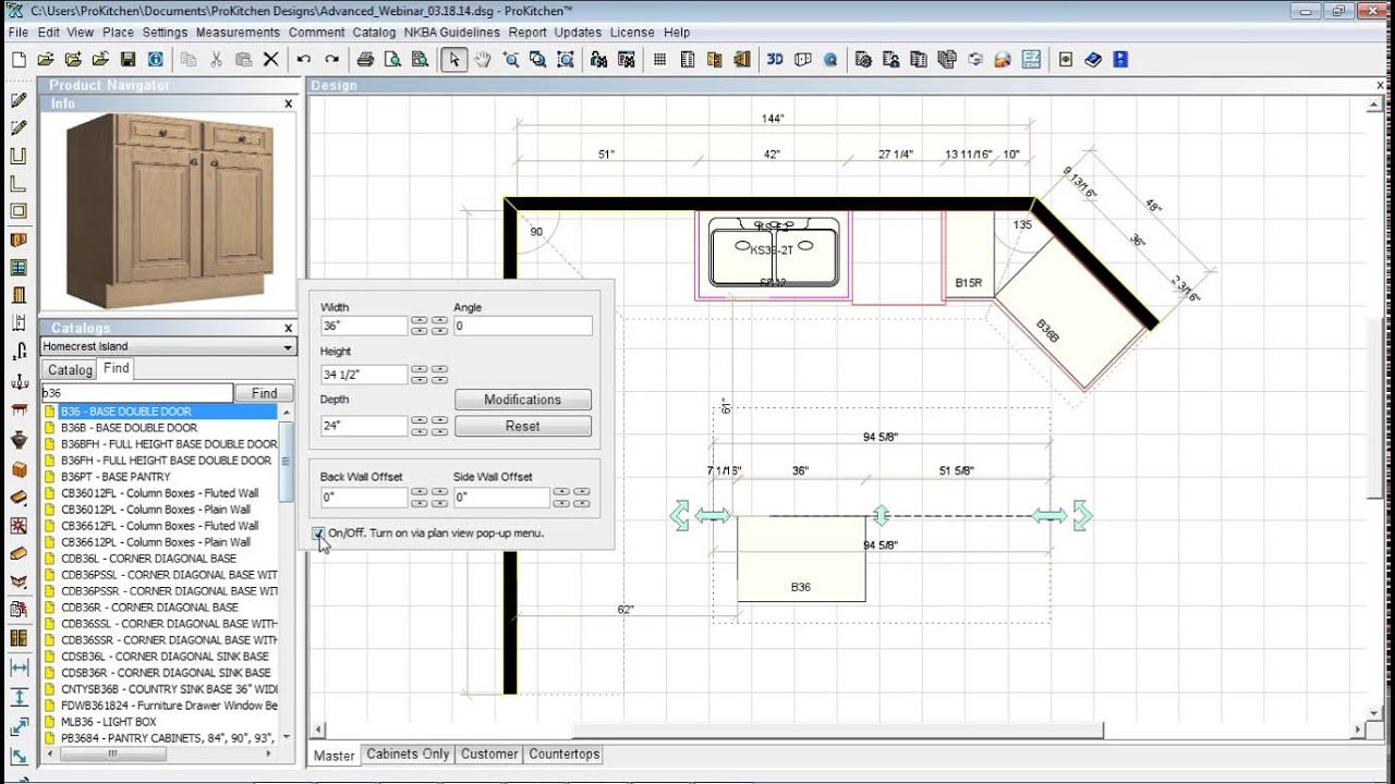 Prokitchen Advanced Webinar Training Youtube