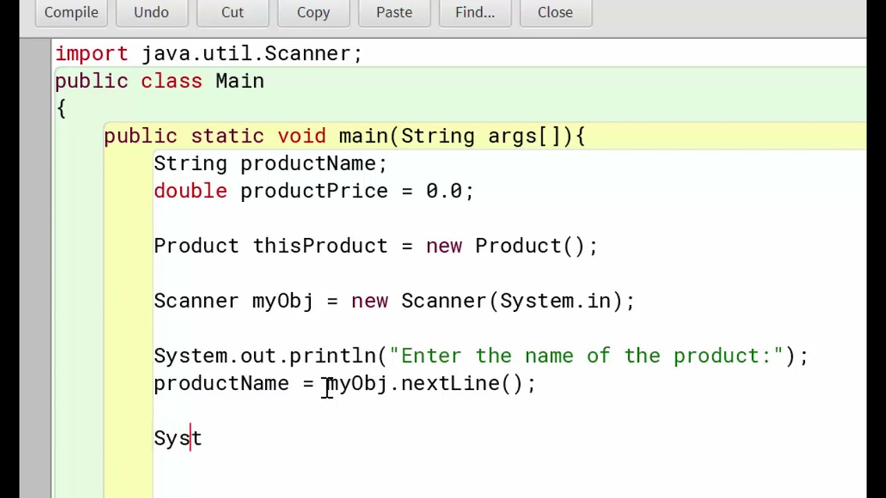 Set And Get Methods In Java Youtube