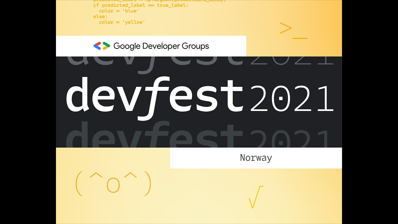 Devfest 2021 Youtube