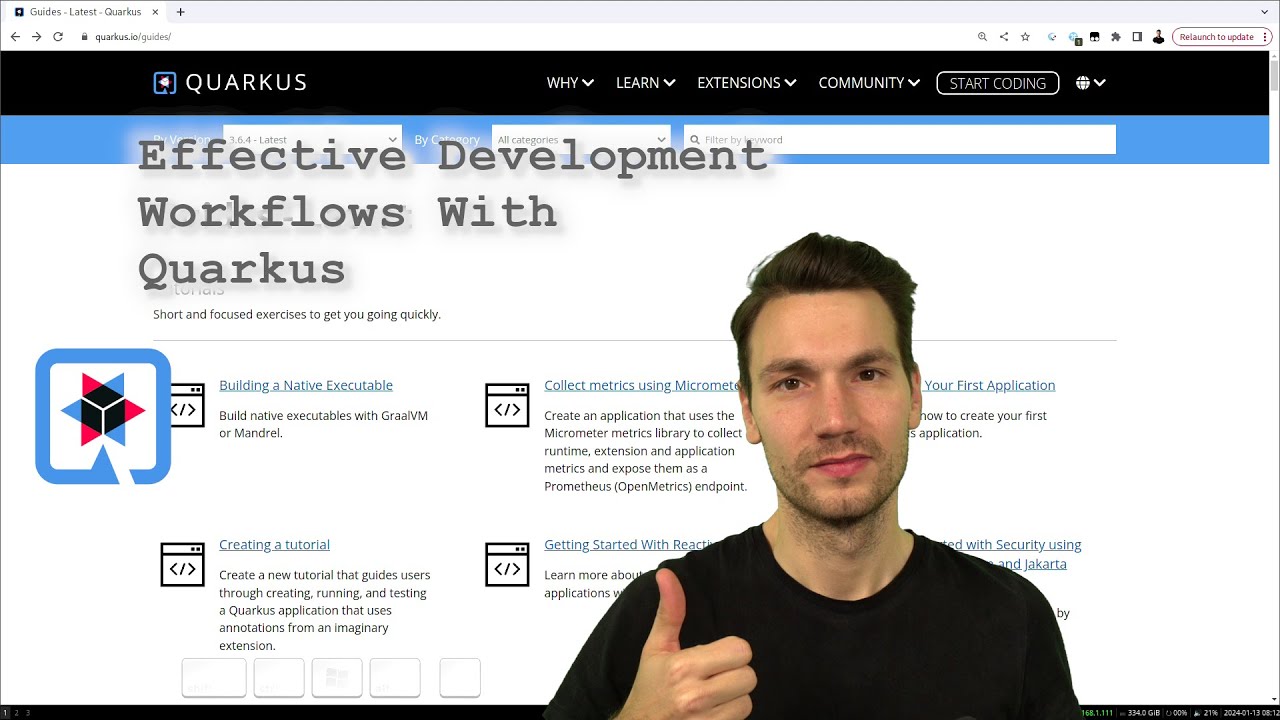 Effective Developer Workflows With Quarkus Youtube