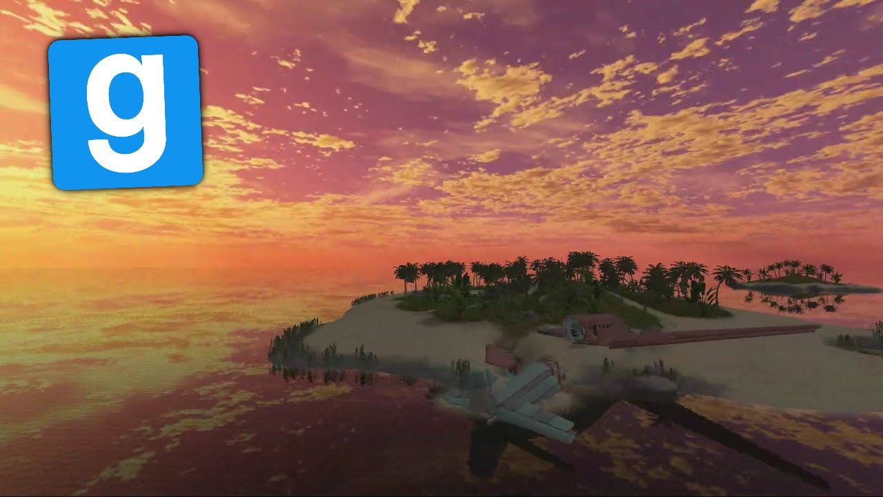 Garry S Mod Map Review Sunset Island V2 Sunrise Island V2 Beautiful