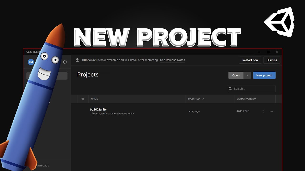 How To Create A New Project In Unity 2023 Getting Started With