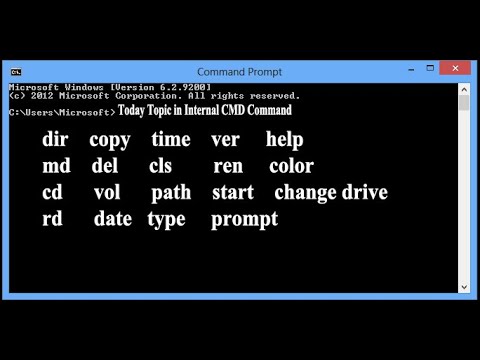 Basic Cmd Commands Command Prompt Tutorial For Beginners Bca 105