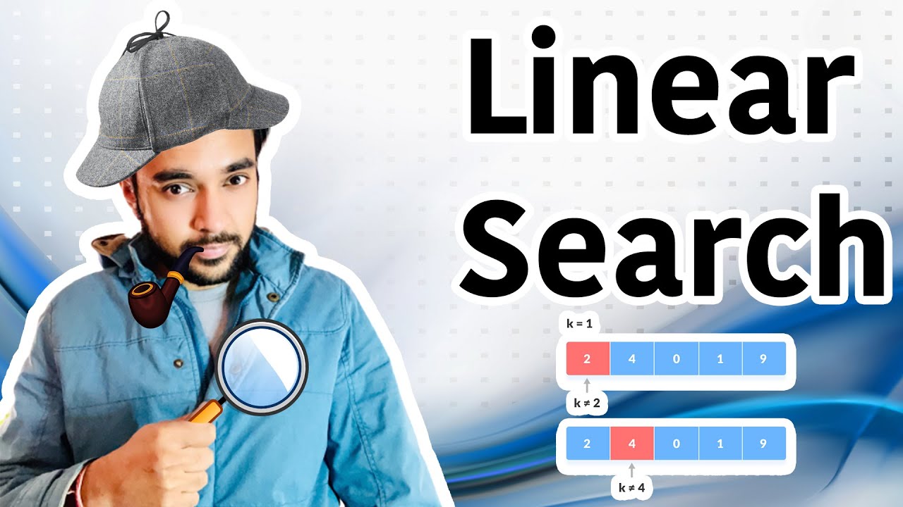Linear Search Explanation With Visuals Study Algorithms