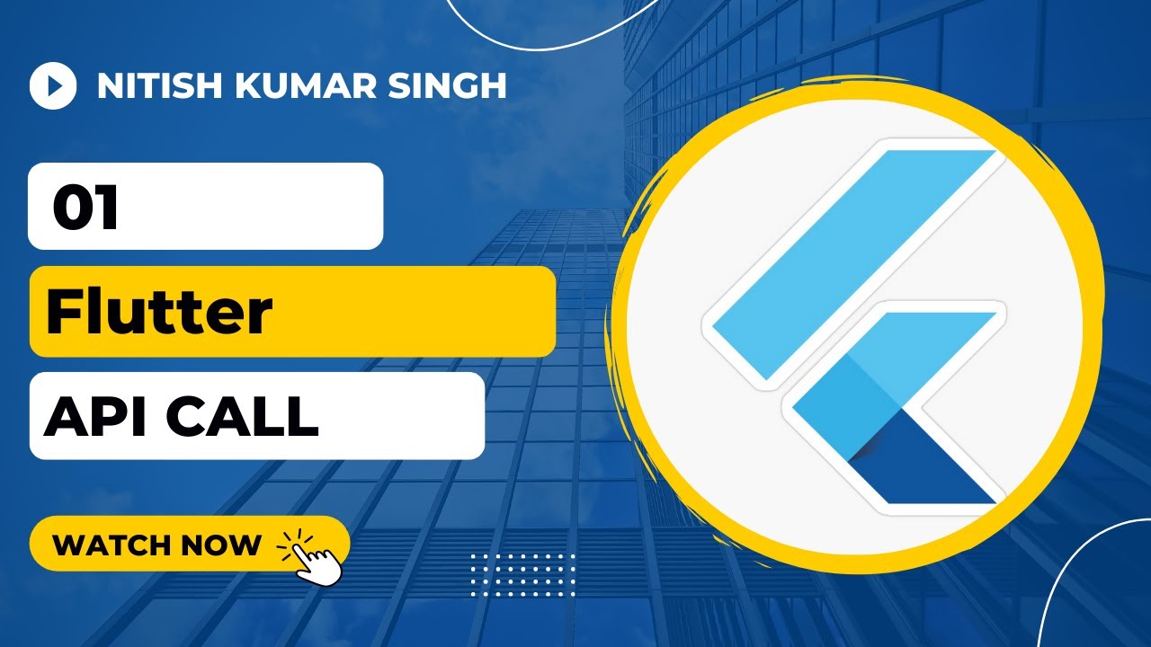 01 Flutter Api Call Flutter Rest Api Series Youtube