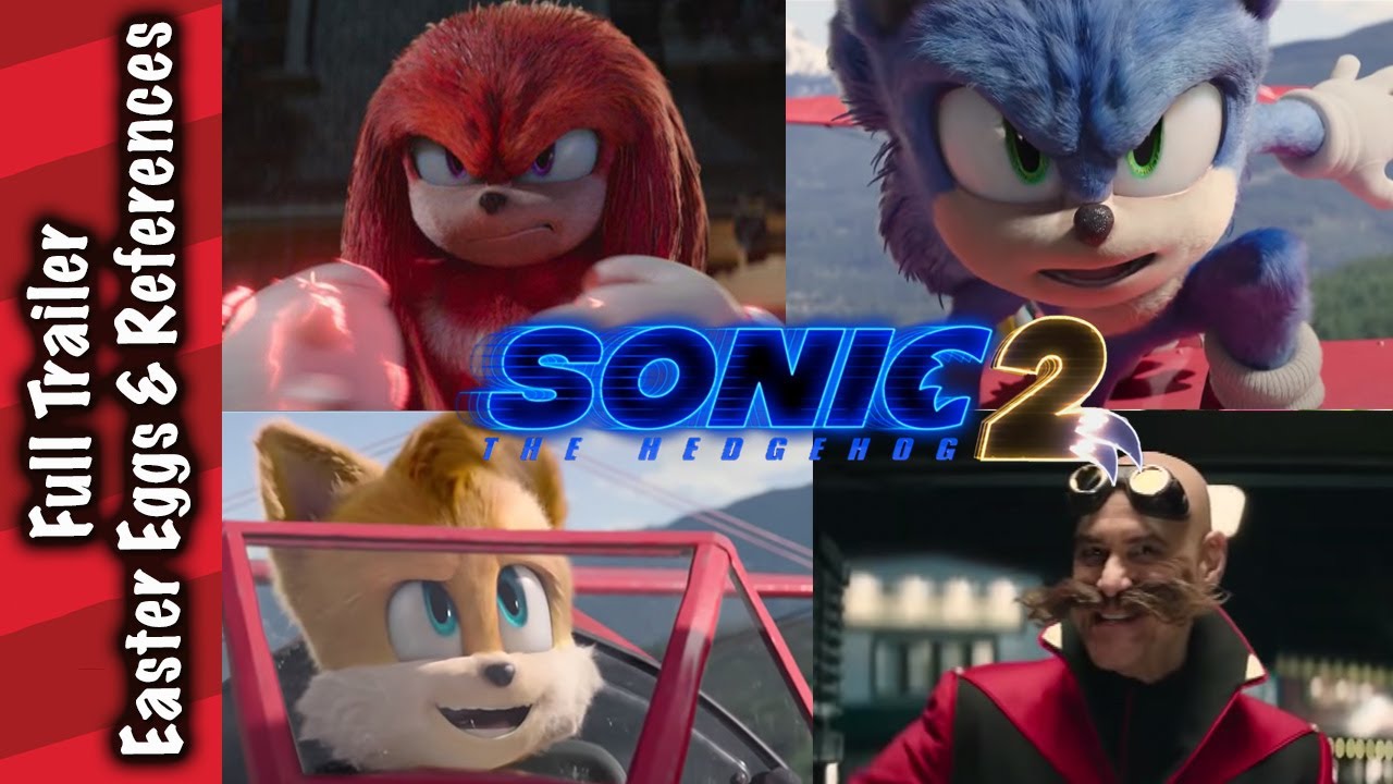 Sonic Movie 2 Trailer Easter Eggs And References Youtube