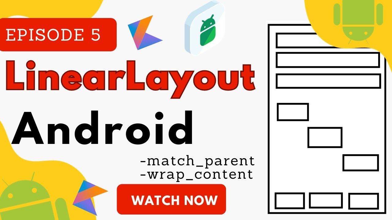 Linear Layout In Android Studio Hindi Android App Development