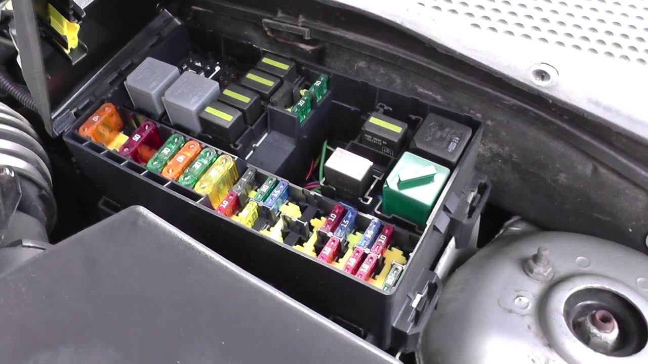 Ford Focus Fuse Relay Box Location Video Youtube