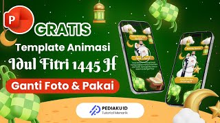 Free Gratis Template Ppt Video Animasi 3d Ucapan Idul Fitri 1445 H 2024 ...