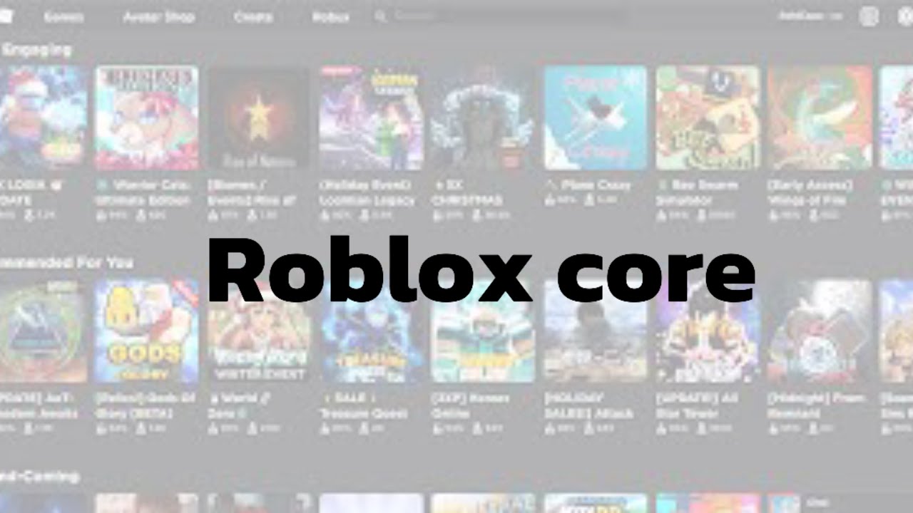Roblox Core Part 1 Youtube