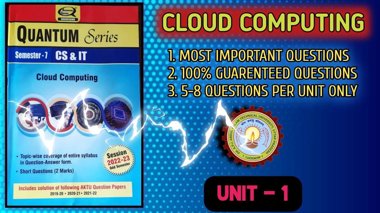 Cloud Computing Aktu Unit 1 Important Questions