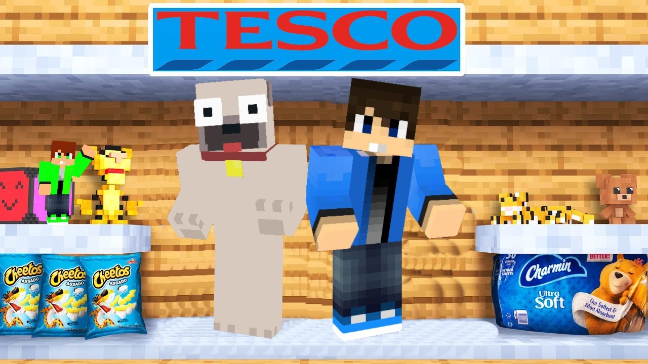 Tesco Bújócska Kihívás A Minecraftban Youtube