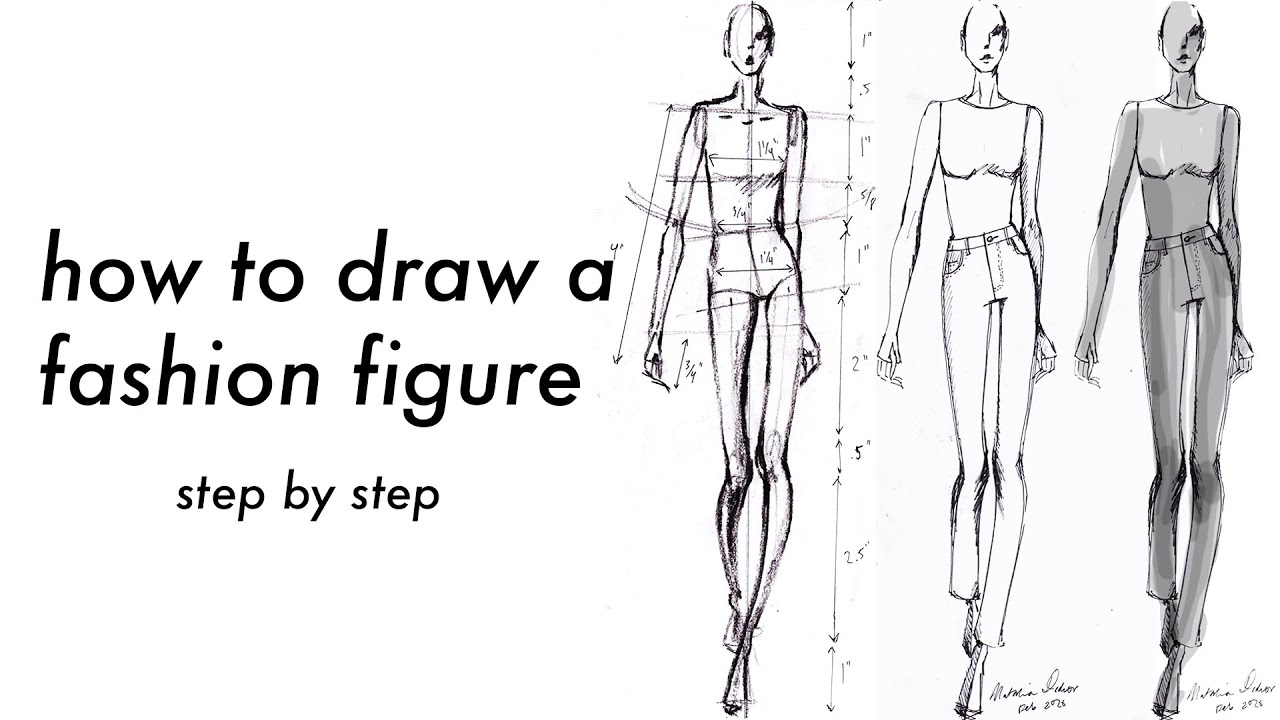 How To Draw A Figure For Fashion Design