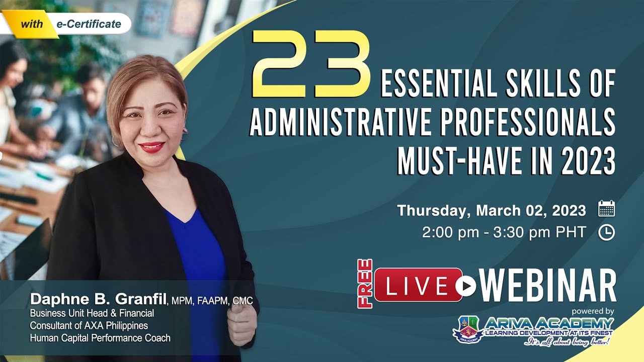 23 Essential Skills Of Administrative Professionals Must Have In 2023