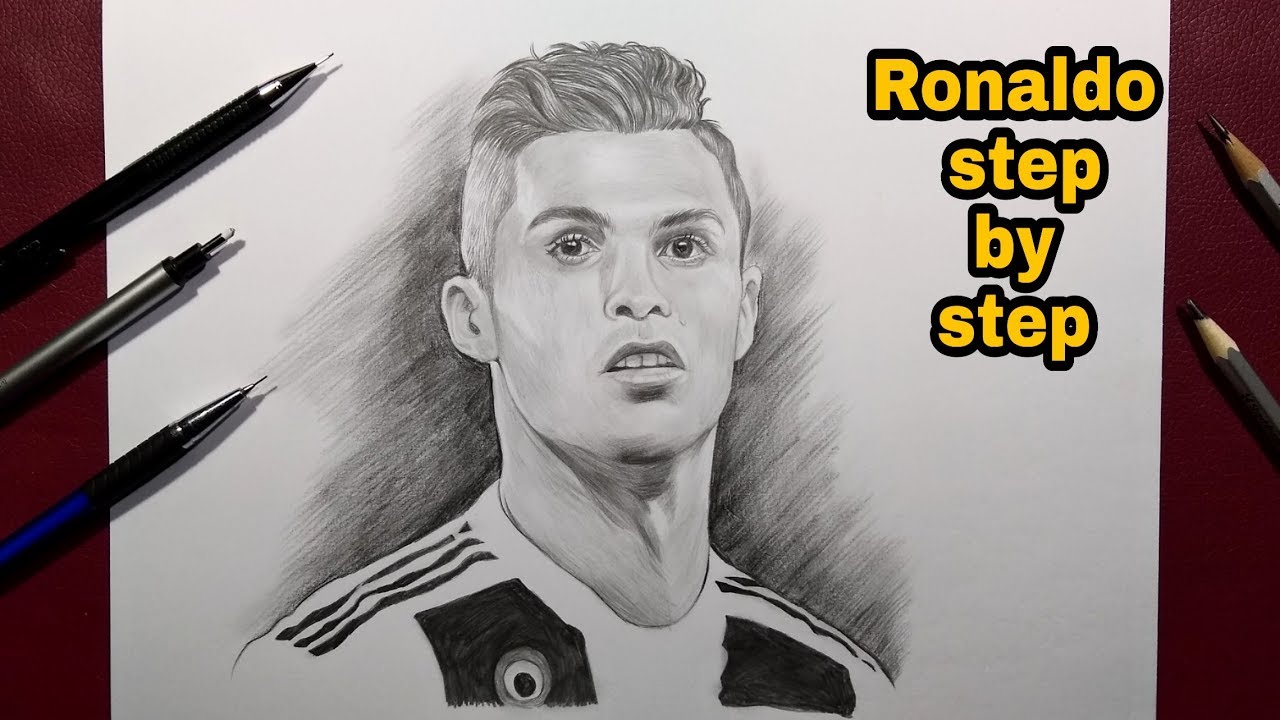 Ronaldo Drawing Easy Step By Step At Robert Connors Blog