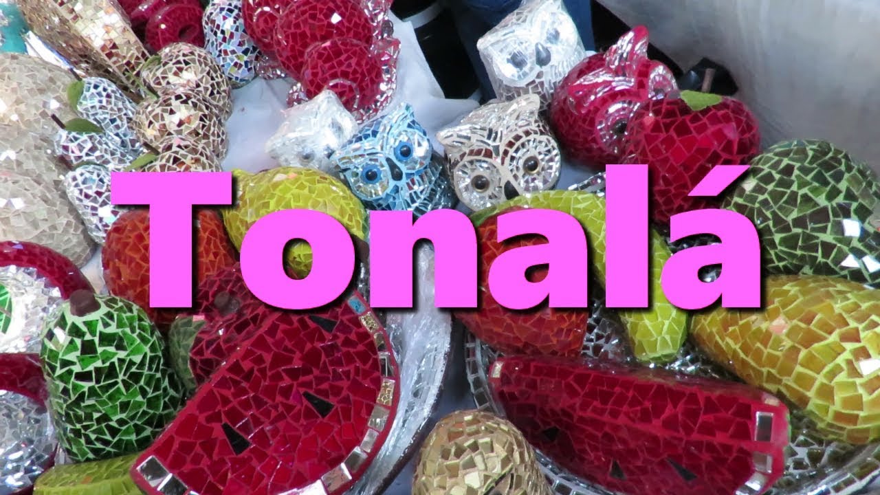 Tonalá Jalisco México Tianguis De Artesanías Youtube