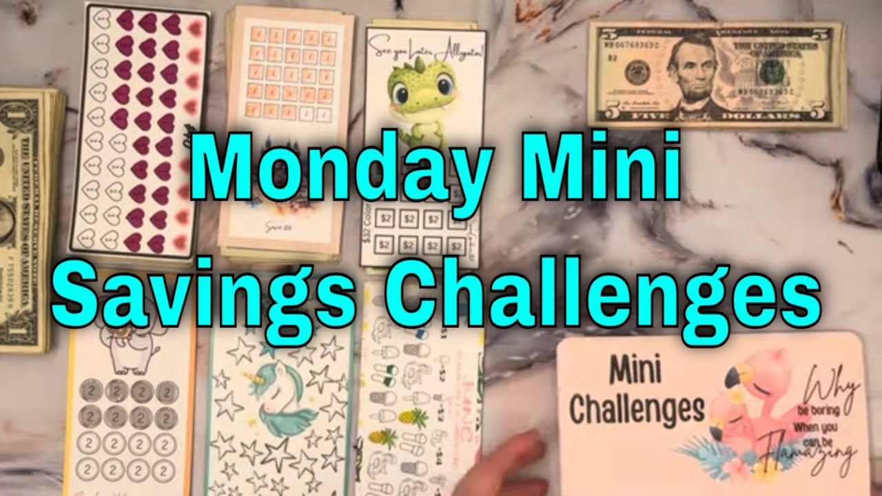 Monday Mini Savings Challenges Youtube