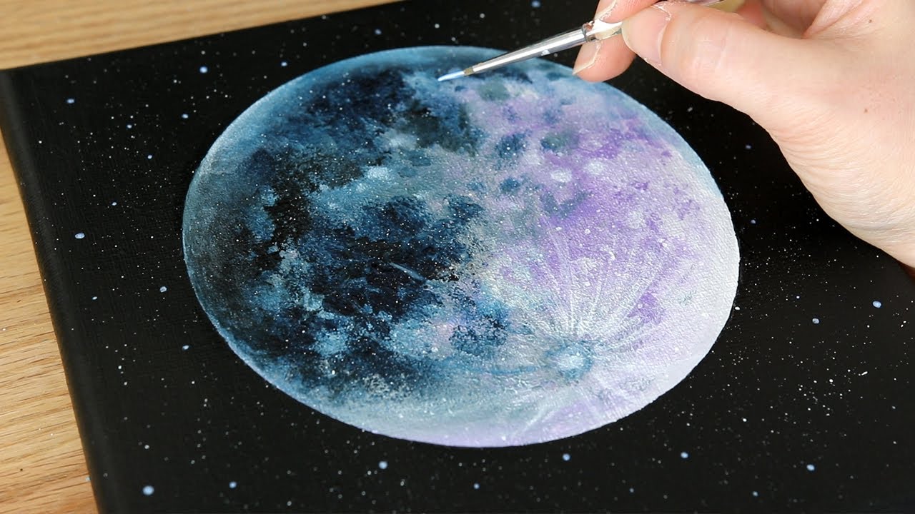 Moon Paintings On Canvas Buy The Handmade Flair Black Beige Sun Moon
