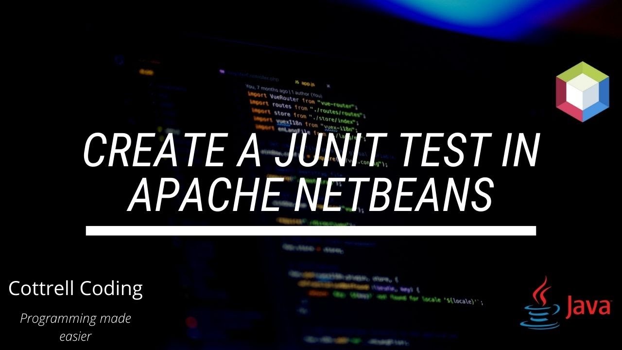 Create Junit Test With Apache Netbeans Youtube