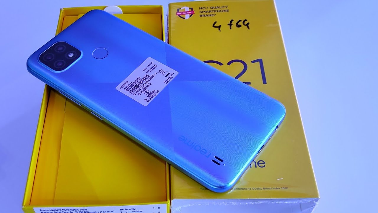Realme C21 Unboxing First Look Review Realme C21 Price