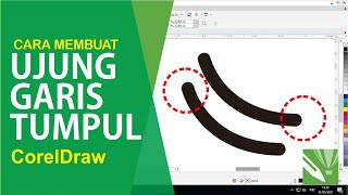 Cara Membuat Ujung Garis Tumpul Di Corel Draw How To Make A Round Cap ...