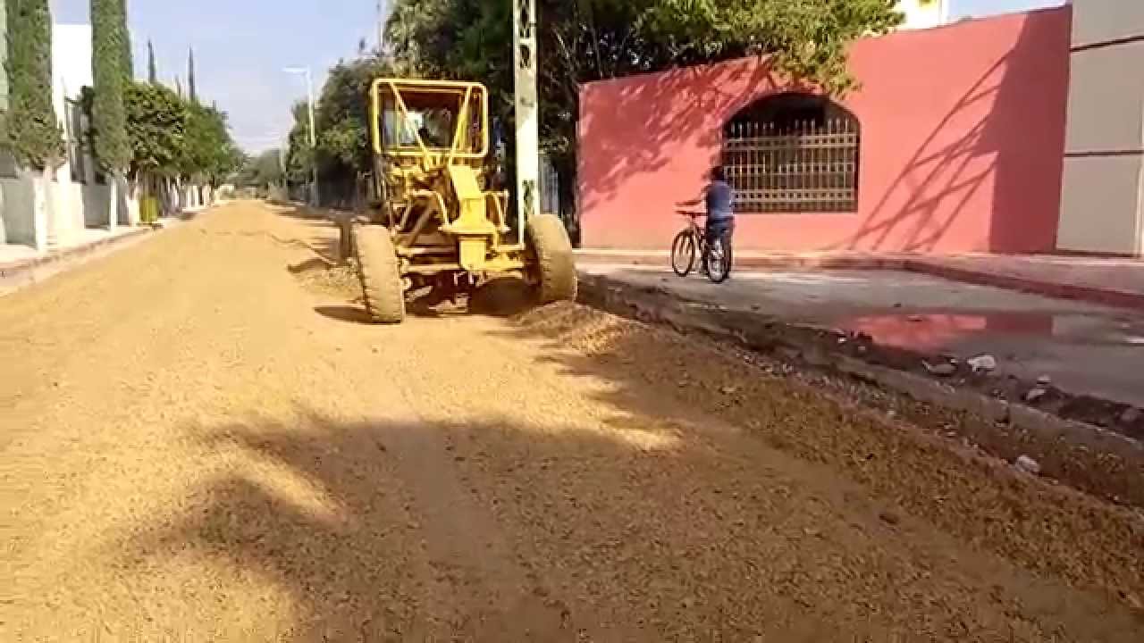 Colocacion De Base Hidráulica Para Pavimento Youtube